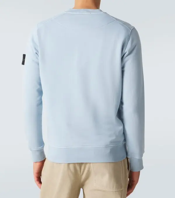 Stone Island Compass Cotton Jersey Sweatshirt