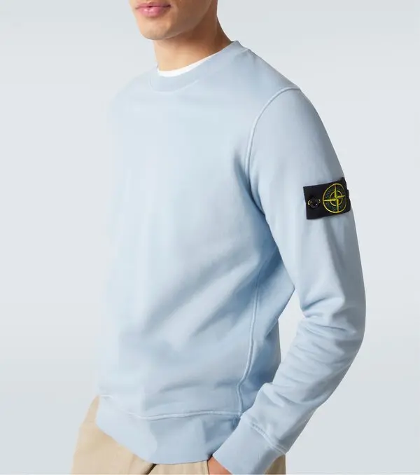Stone Island Compass Cotton Jersey Sweatshirt