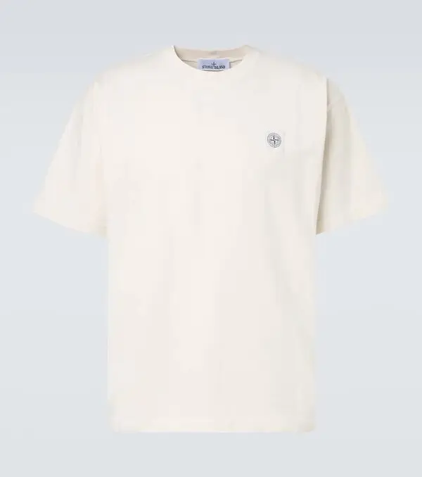 Stone Island Compass Cotton Jersey T-shirt - White