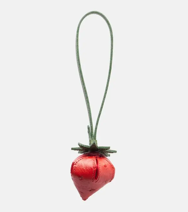 Jacquemus La Fraise Small Embossed Leather Bag Charm