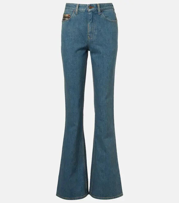 Burberry Flared Jeans - Blue