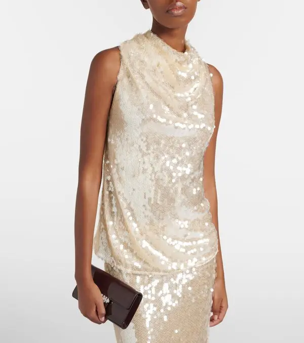 Altuzarra Sequined Top