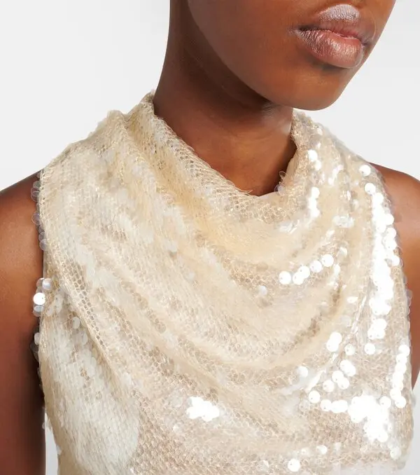Altuzarra Sequined Top