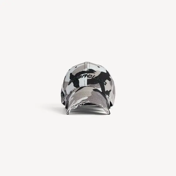 Balenciaga Diamond B Cap - Grey & Silver