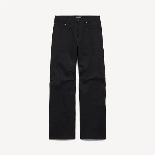 Balenciaga Curved Knee Denim Pants