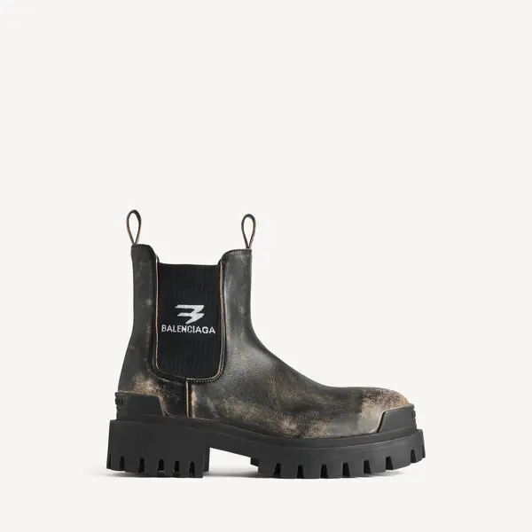 Balenciaga Strike 20mm Chelsea Boot - Black
