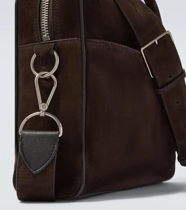 METIER Closer Slim Suede Briefcase