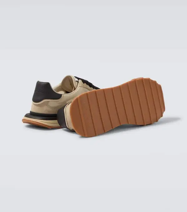 Dolce & Gabbana Dg Suede-trimmed Sneakers