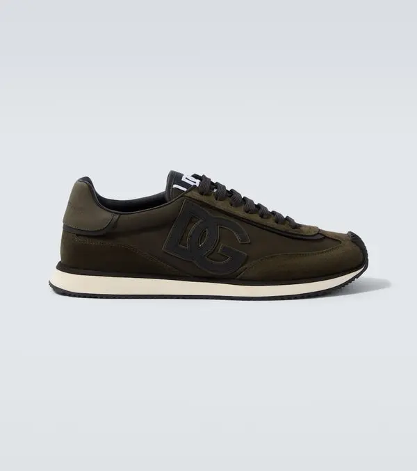 Dolce & Gabbana Dg Suede Sneakers - Green