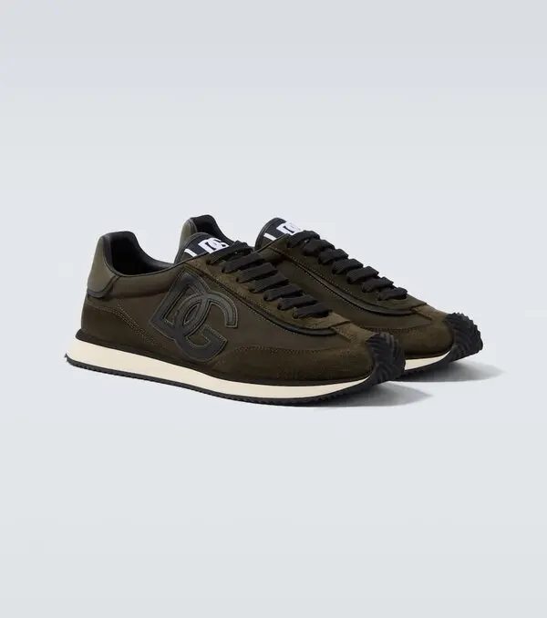 Dolce & Gabbana Dg Suede Sneakers - Green