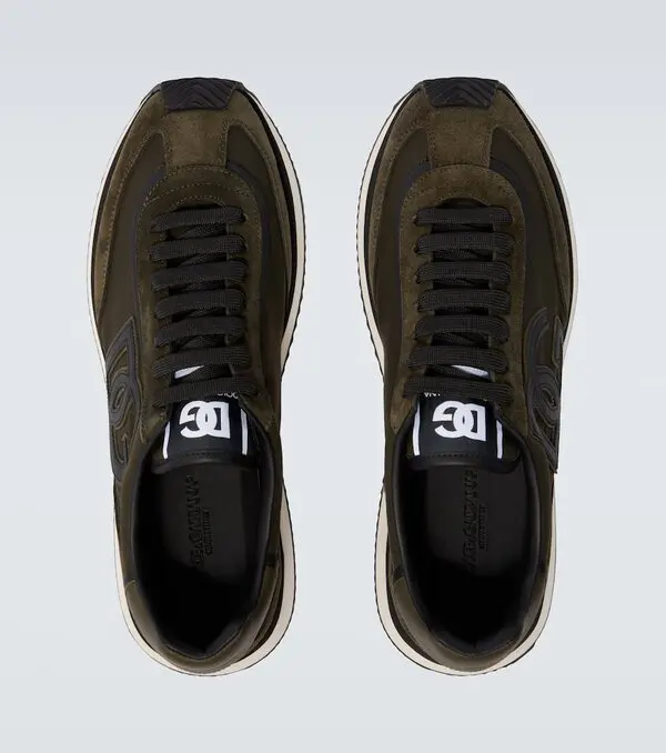 Dolce & Gabbana Dg Suede Sneakers - Green