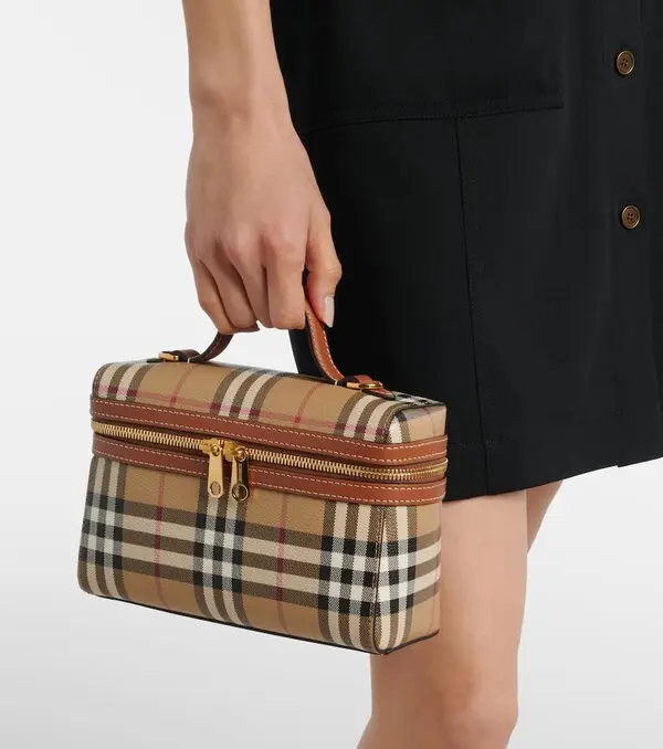Burberry Small Check Vanity Case