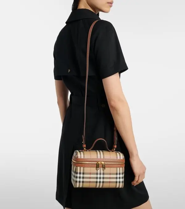 Burberry Small Check Vanity Case