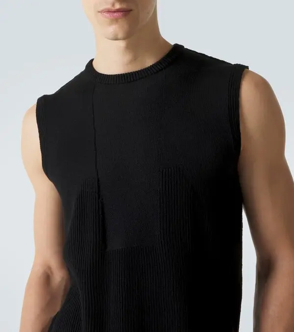 Rick Owens Ribbed-knit Virgin Wool Tank Top
