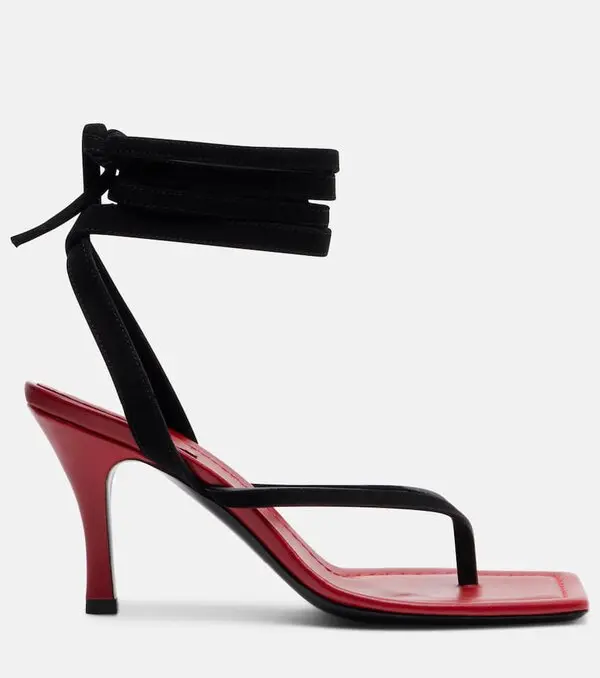 Christopher Esber Frida Leather Sandals - Black