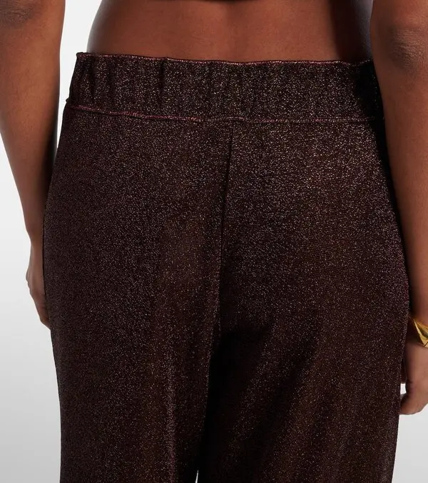 Oseree Lumiere Wide-leg Pants - Brown