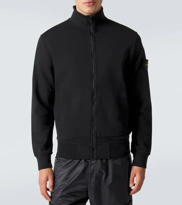 Stone Island Compass Cotton Half-zip Sweater