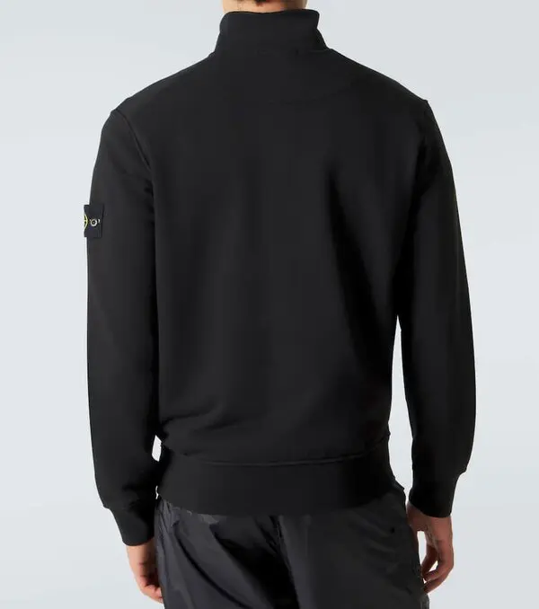 Stone Island Compass Cotton Half-zip Sweater