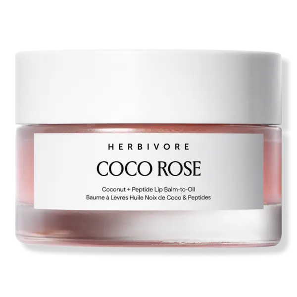 Herbivore Coco Rose Coconut + Peptide Lip Balm-to-oil - One-color