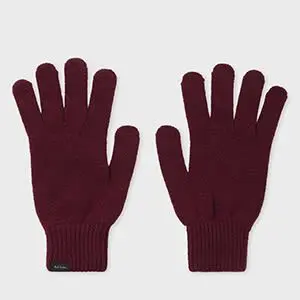 Paul Smith Cashmere-blend Gloves - Red