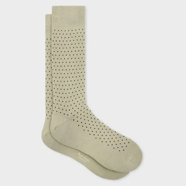 Paul Smith Polka Dot Crew Socks - Green