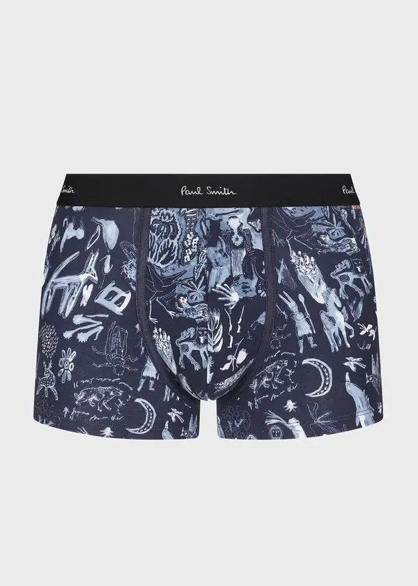 Paul Smith Navy 'little Beasts' Boxer Briefs