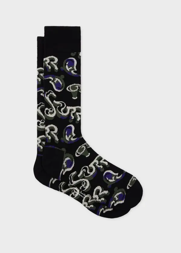 Paul Smith Waltzer Crew Socks - Black