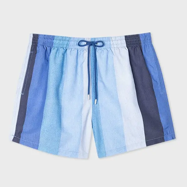 Paul Smith Big Stripe Swim Shorts - Blue