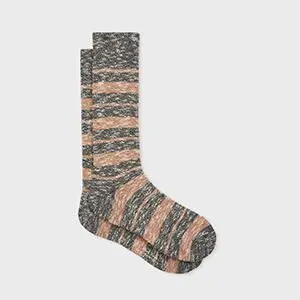 Paul Smith Fleck Stripe Socks - Black