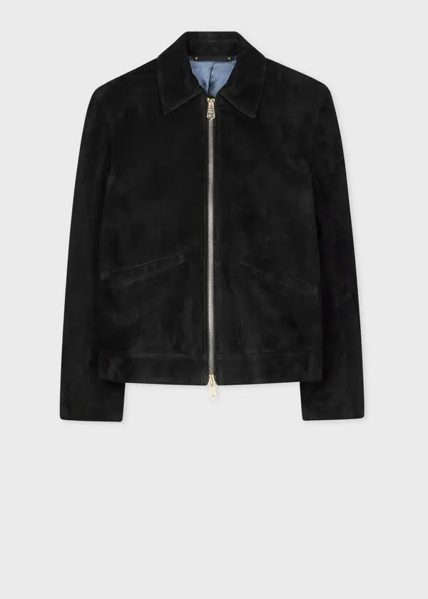 Paul Smith Slim-fit Suede Jacket