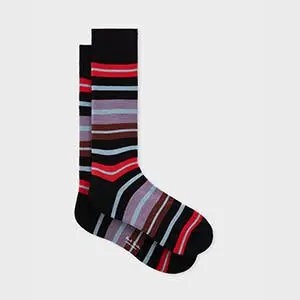 Paul Smith Multistripe Socks - Black