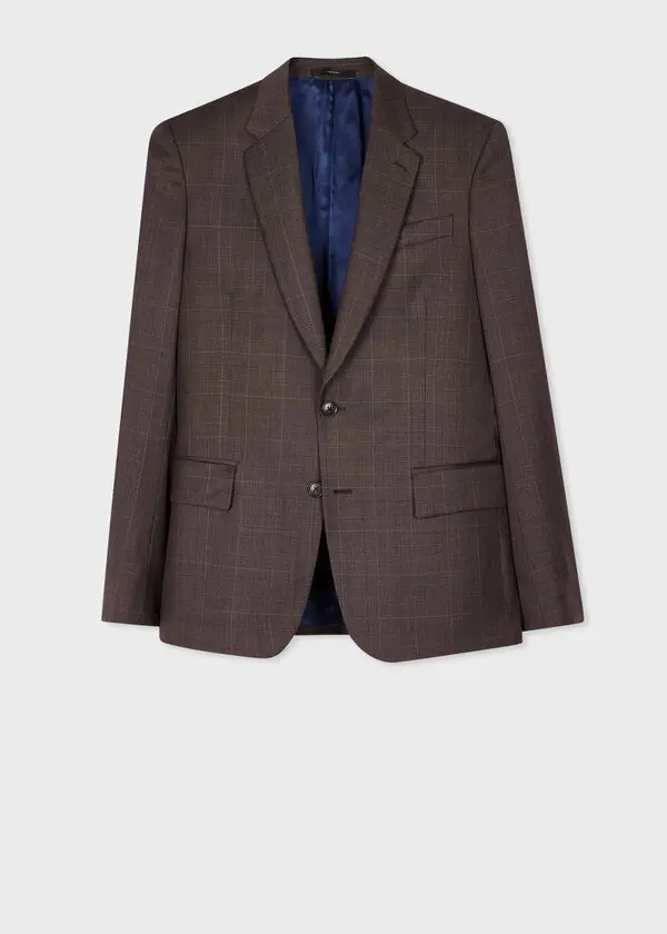 Paul Smith The Soho Dusky Check Wool Blazer