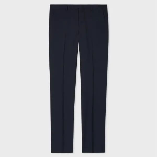 Paul Smith Straight Leg Wool Trousers