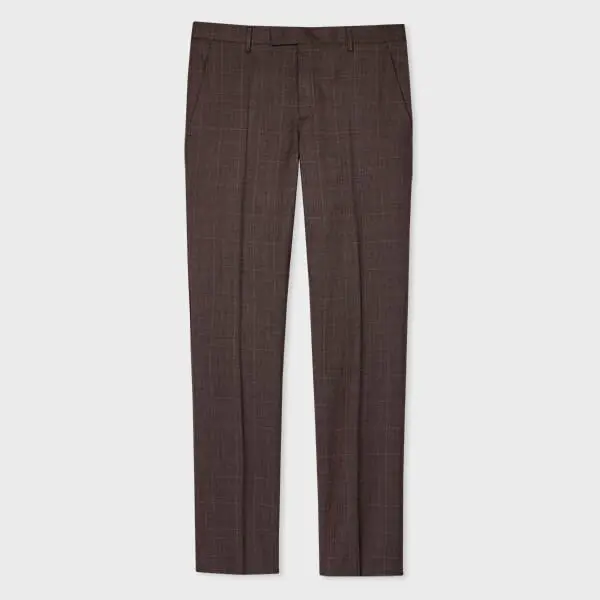 Paul Smith Dusky Check Wool Trousers