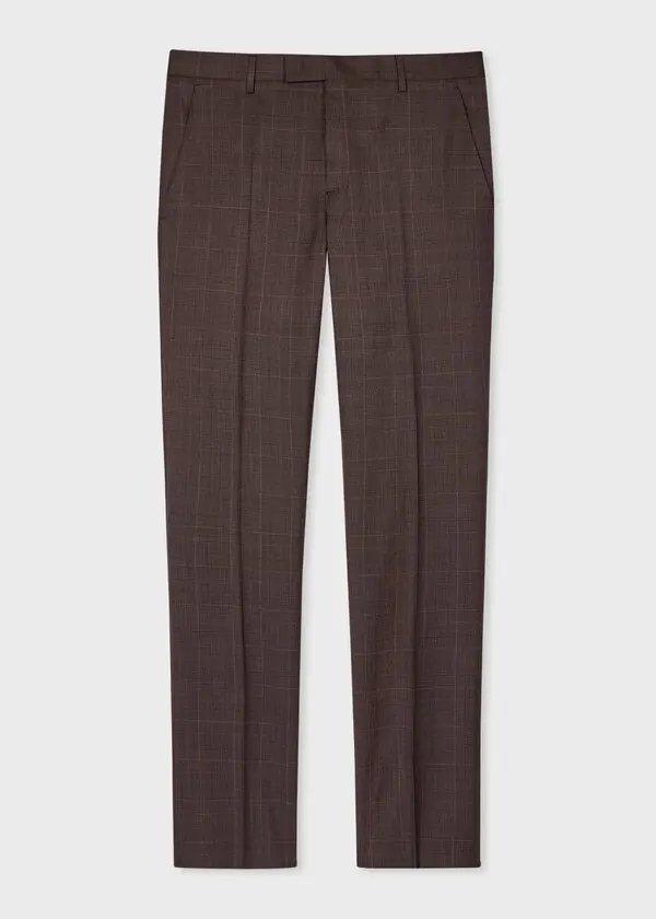 Paul Smith Dusky Check Wool Trousers
