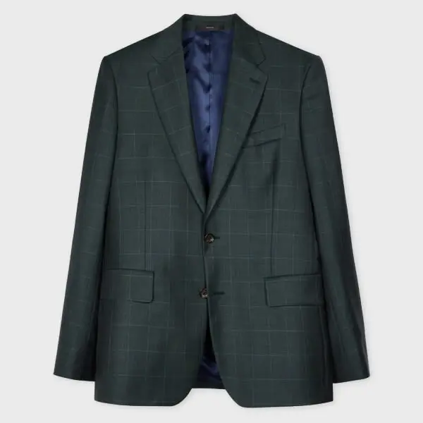 Paul Smith The Brierley Dark Check Wool Blazer