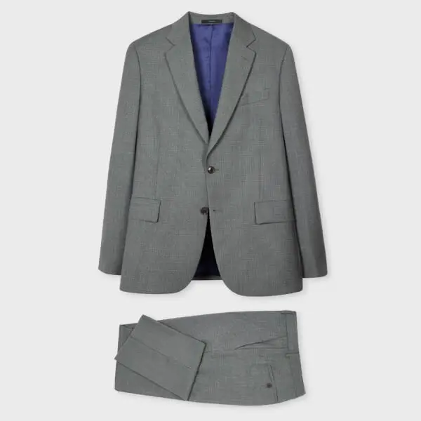 Paul Smith The Brierley Grey Check Wool Suit