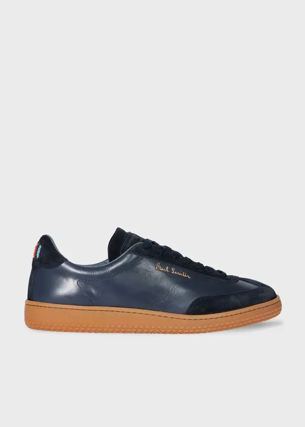 Paul Smith Leather 'como' Trainers - Blue