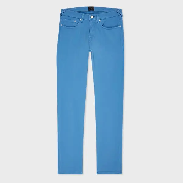 Paul Smith Tapered-fit Gart-dyed Organic Cotton-stretch Jeans
