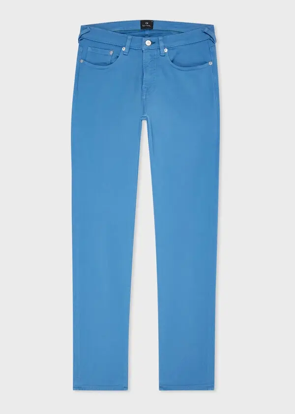 Paul Smith Tapered-fit Gart-dyed Organic Cotton-stretch Jeans