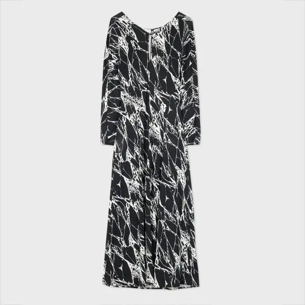 Paul Smith Abstract Printed Midi Dress