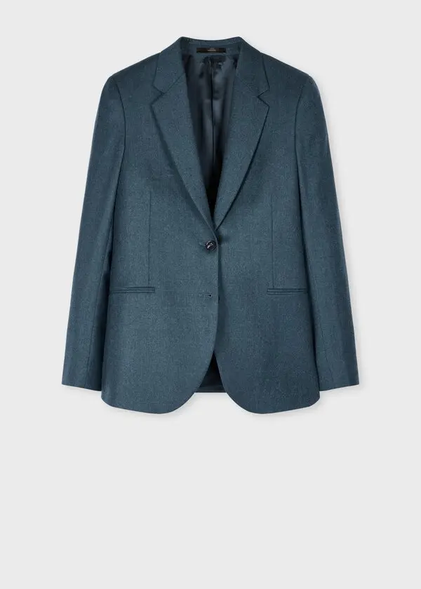 Paul Smith Wool-cashmere Flannel Two-button Blazer