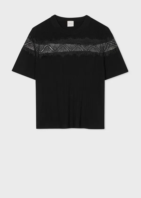 Paul Smith Knitted Wool Lace Top