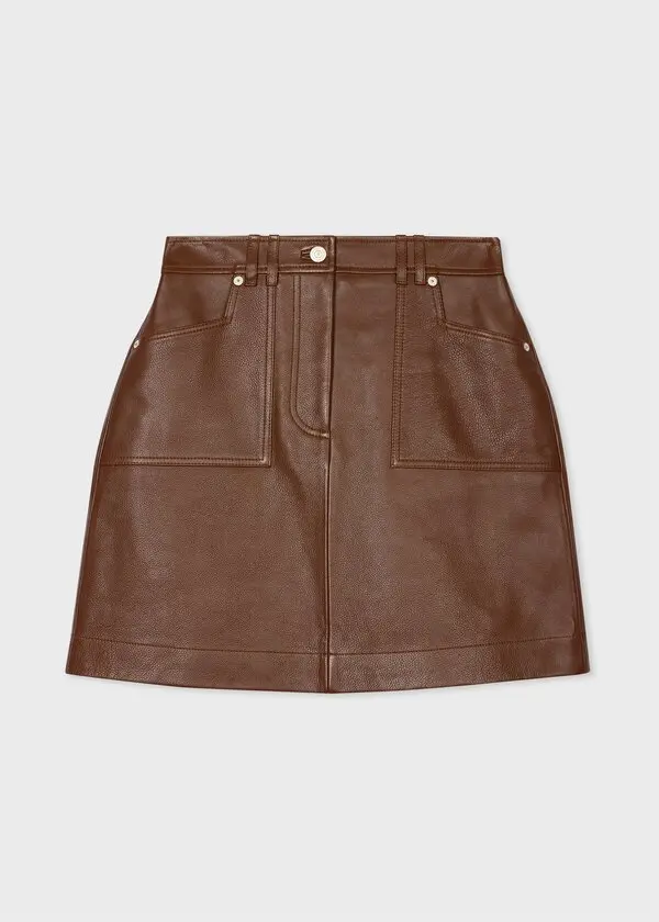 Paul Smith Leather Skirt