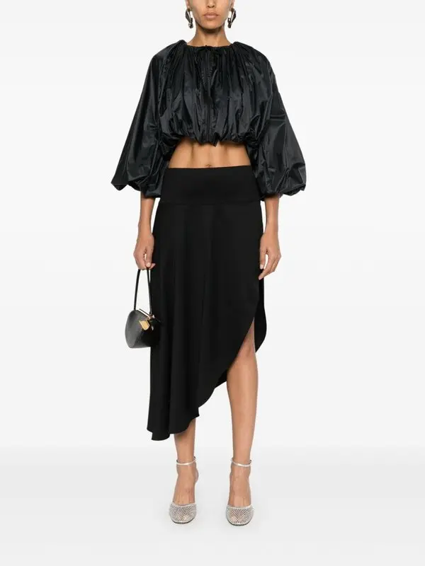 Alaïa Wool Asymmetric Skirt