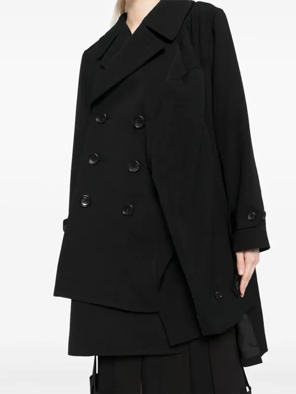 Comme Des Garçons Wool Double-breasted Coat