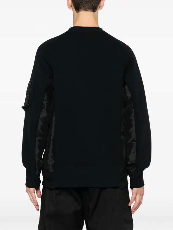 Sacai Cotton Blend Pullover Sweater