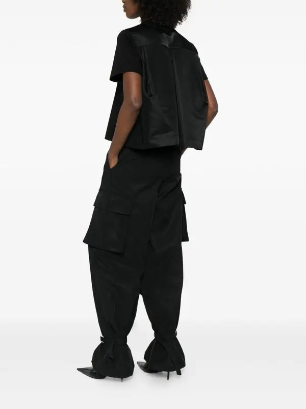 Sacai Cotton T-shirt - Black
