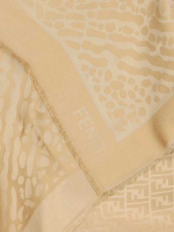 Fendi Wool And Silk Scarf