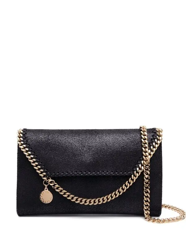 Stella McCartney Falabella Wallet On Chain - Black